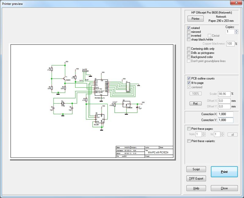 Print - TARGET 3001! PCB Design Freeware is a Layout CAD Software ...