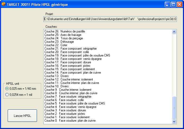 Fichier:HPGL f.jpg — TARGET 3001! PCB Design Freeware est un logiciel de CAO/CAE Software ...